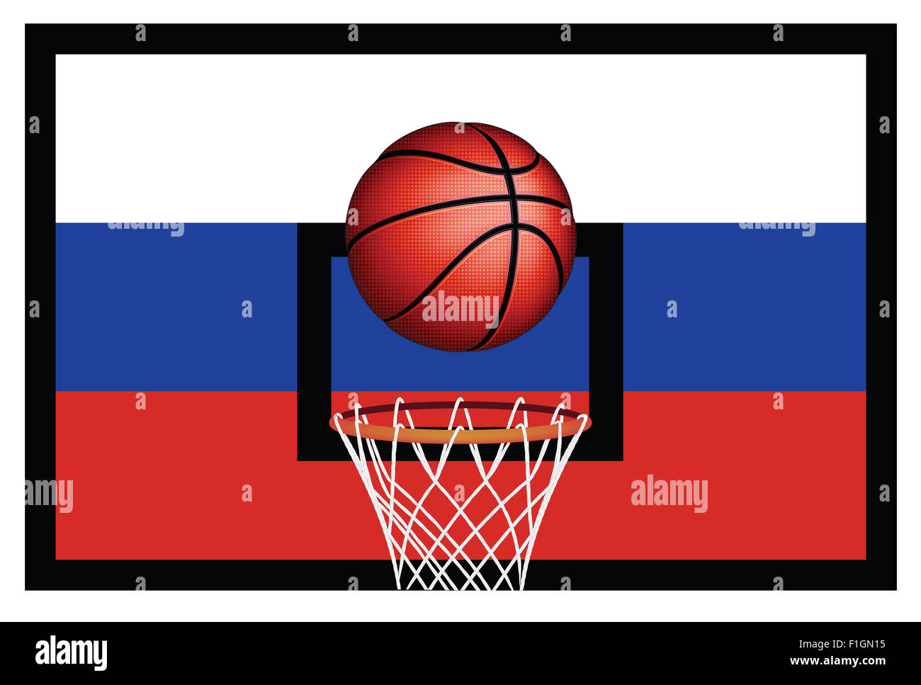 Russian basket ball Stock Photo - Alamy