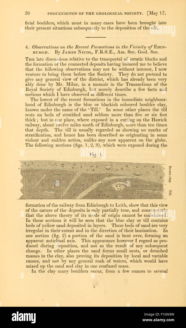 A periodical published by the Geological Society of London, this ...