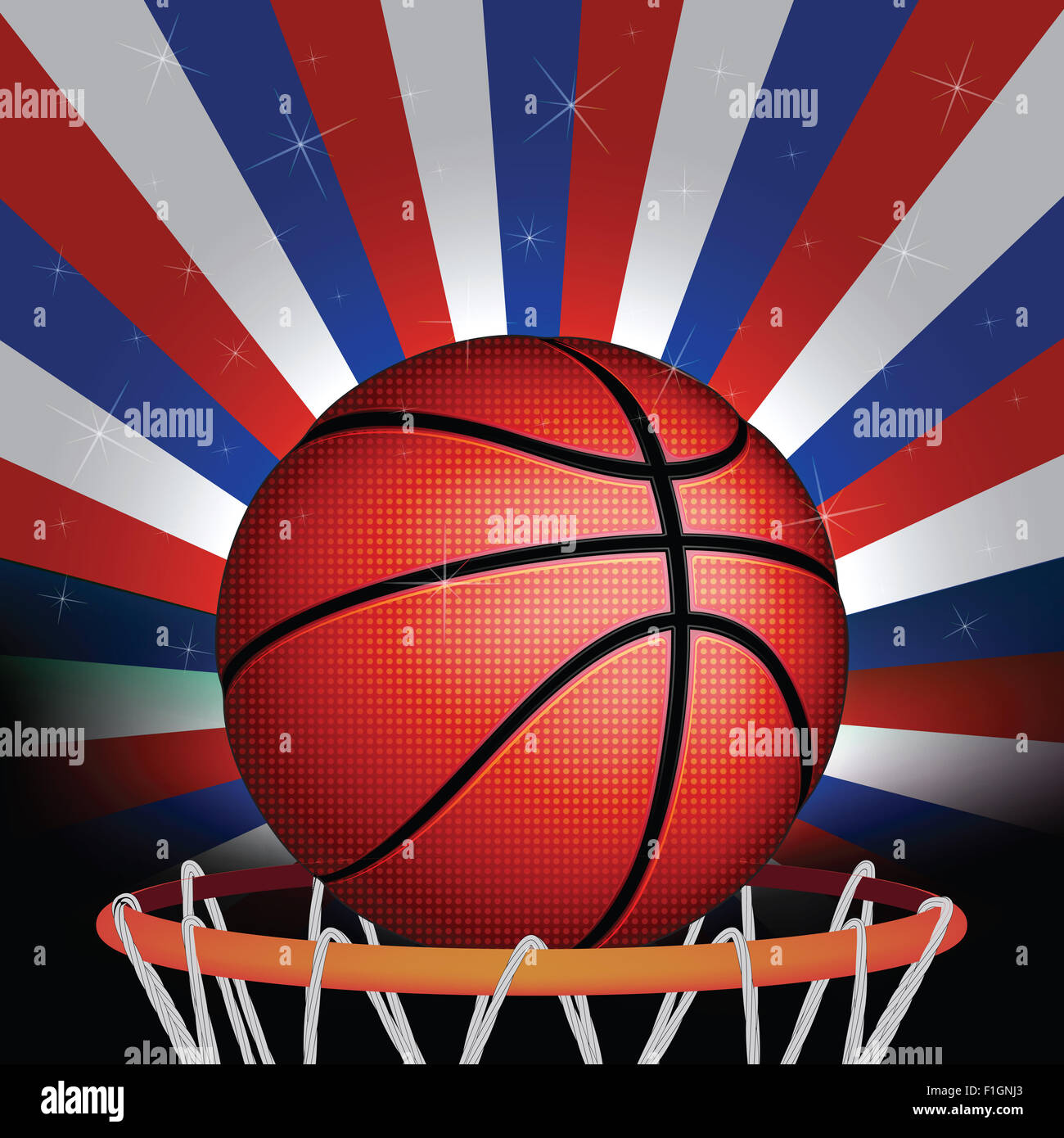 Russian basket ball Stock Photo - Alamy