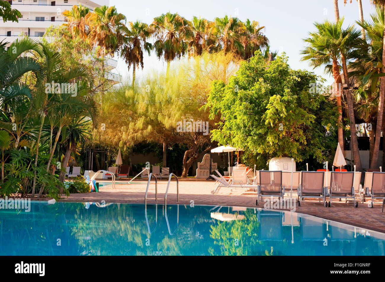Picture of a hotel pool Stock Photo - Alamy