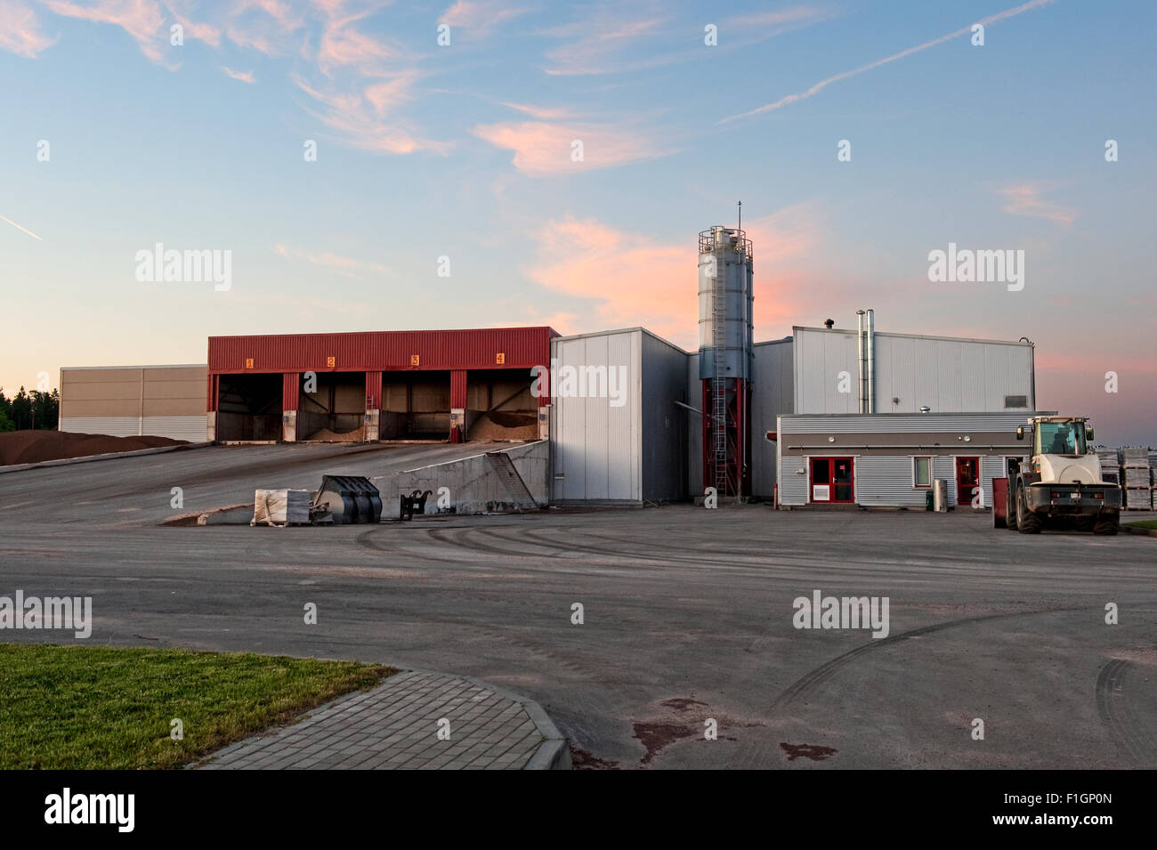 Picture of a factory background Stock Photo - Alamy