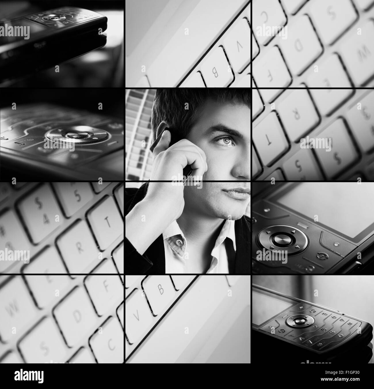 Business collage hi-res stock photography and images - Alamy