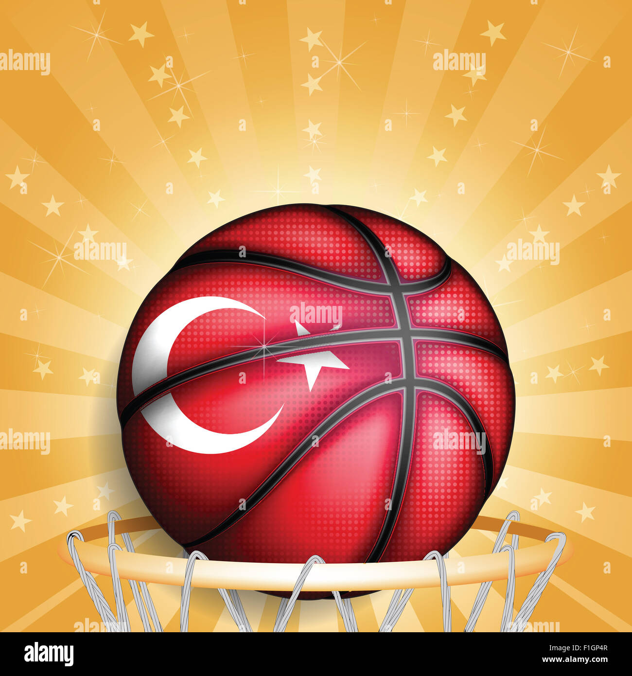 Turkish basket ball Stock Photo - Alamy