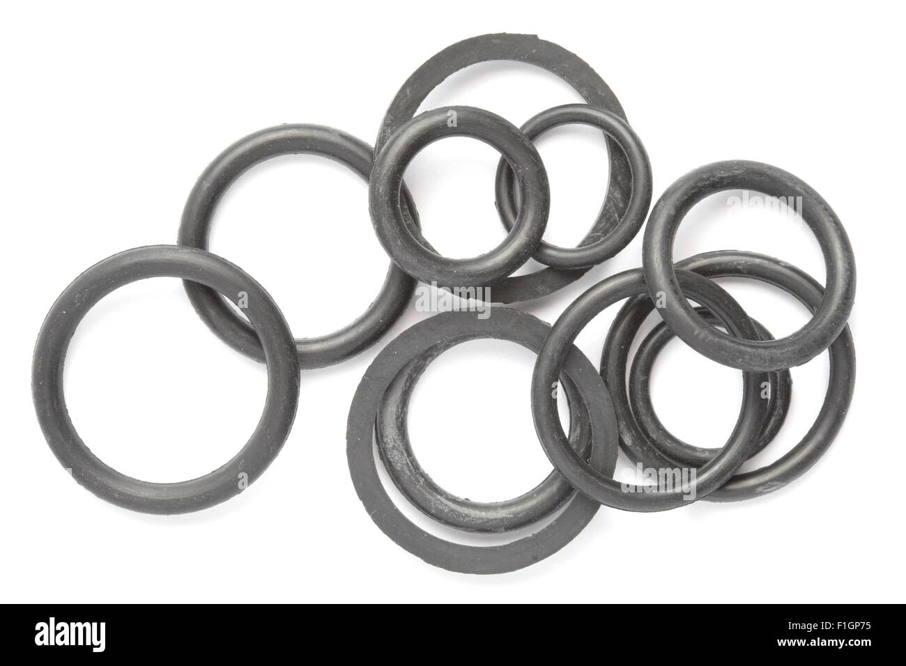 Black rubber ring seal Cut Out Stock Images & Pictures - Alamy