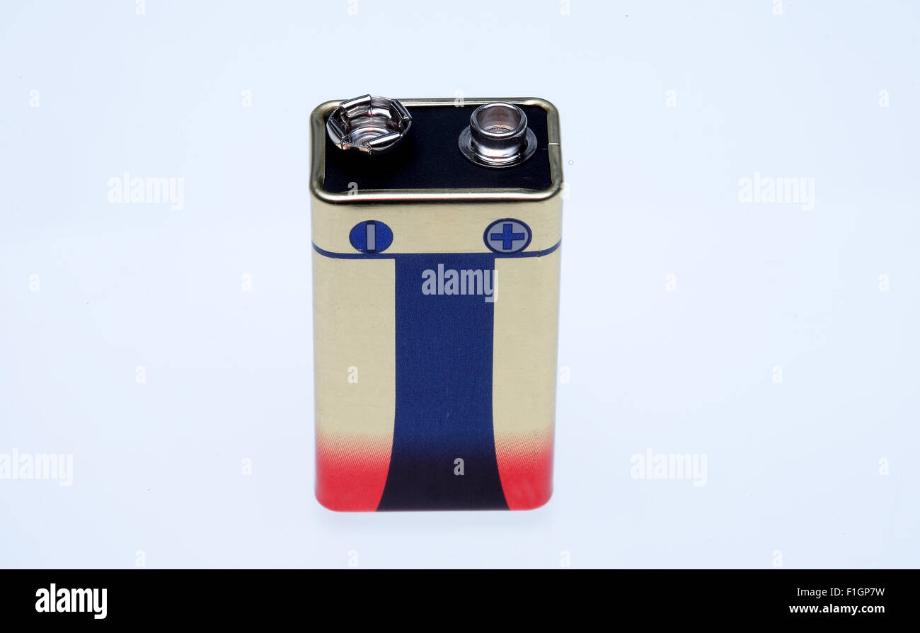 9 Volt Battery Stock Photo - Alamy