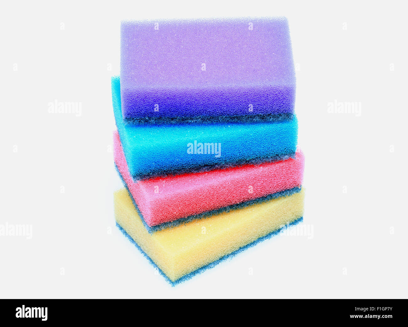 Artificial fiber sponge Stock Photo - Alamy