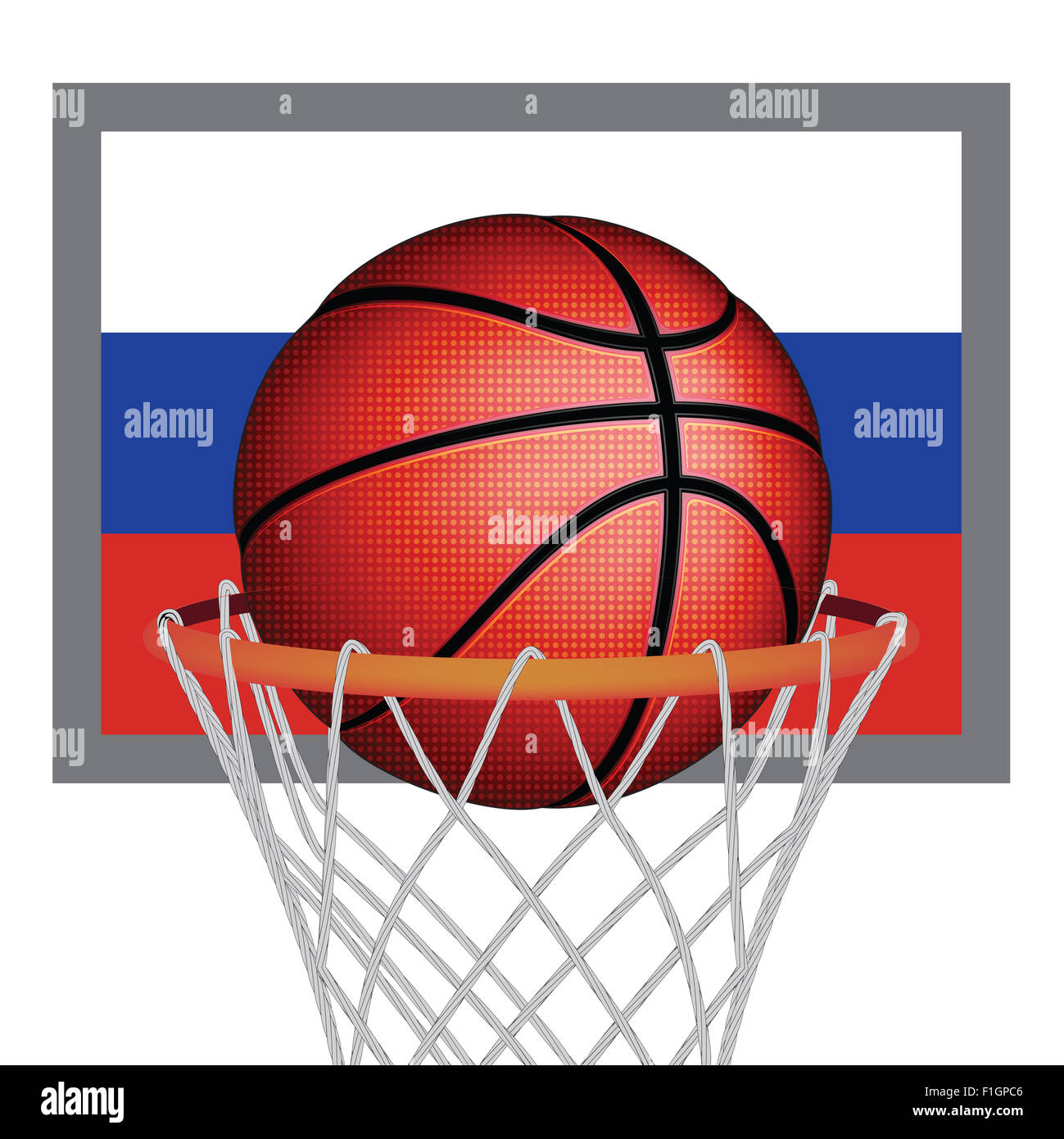 Russian basket ball Stock Photo - Alamy