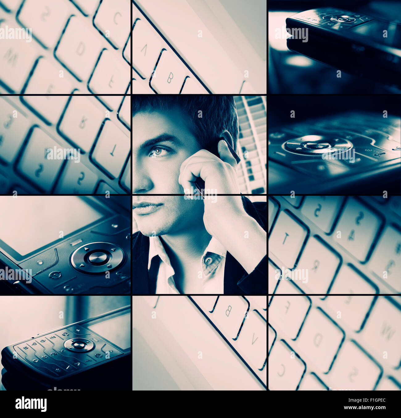 Business collage hi-res stock photography and images - Alamy