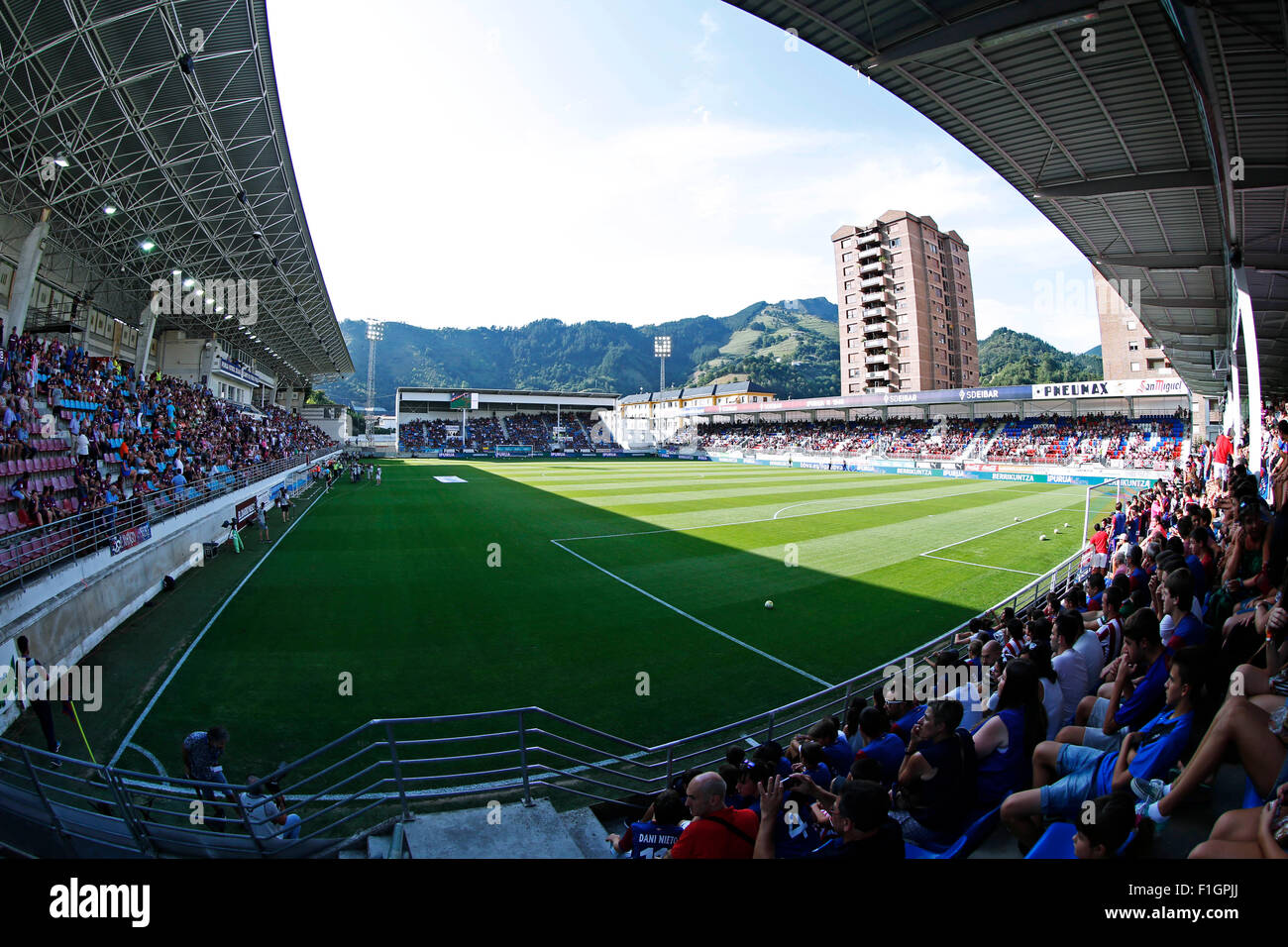 Ipurua, AUGUST 30 2015 - Football/Soccer : General view, Spanish ...