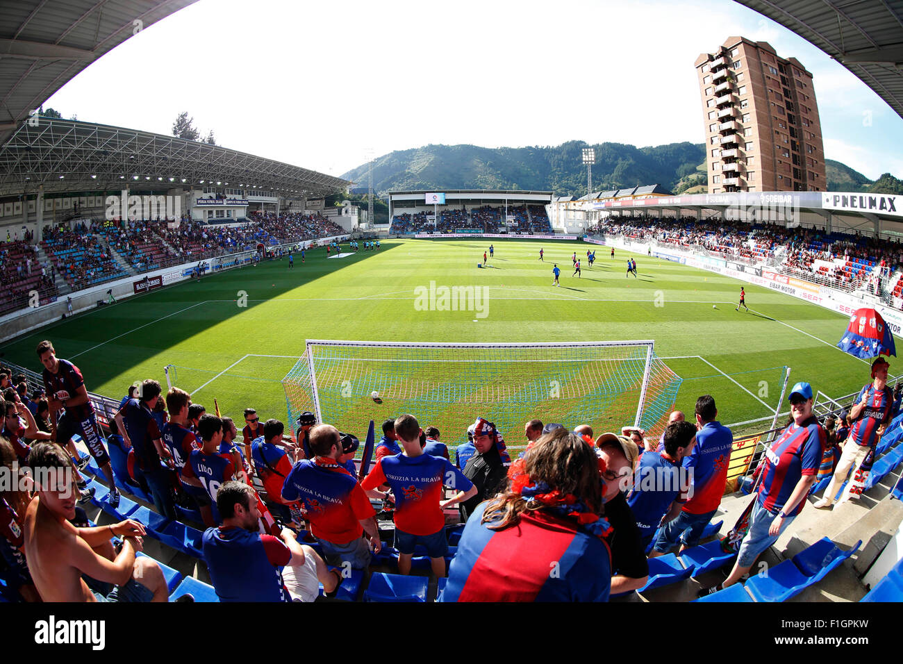Ipurua, AUGUST 30 2015 - Football/Soccer : General view, Spanish ...