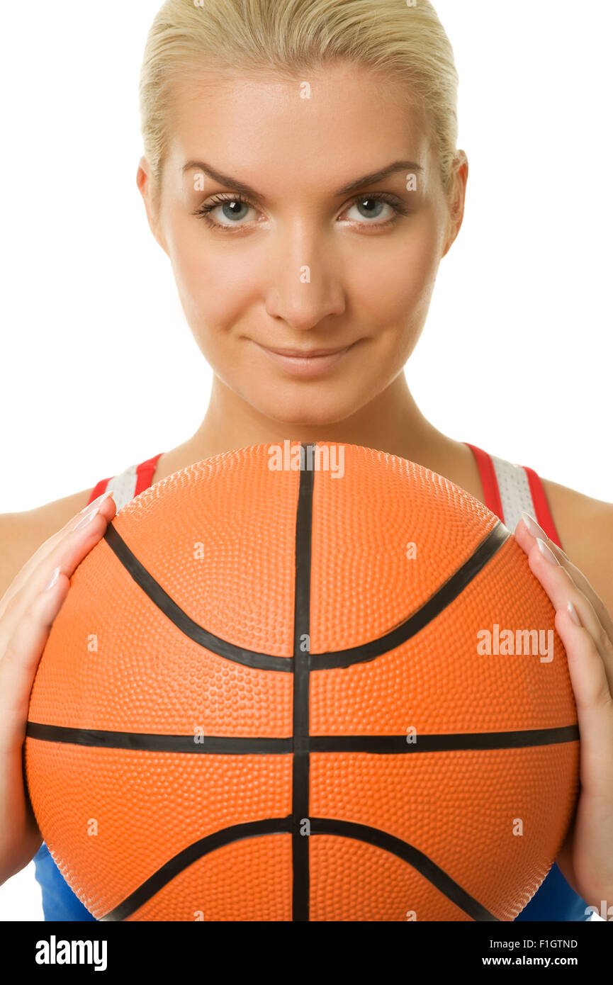 Portrait of a basketball player Stock Photo - Alamy