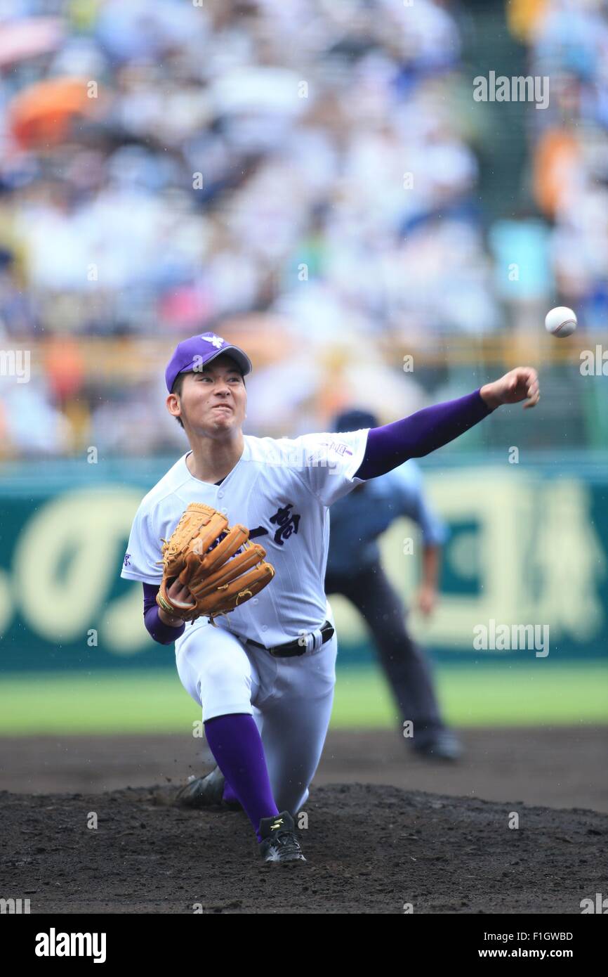 Nishinomiya, Hyogo, Japan. 19th Aug, 2015. Takeshi Abe Baseball : 97th ...