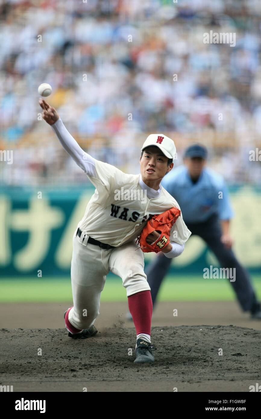 Nishinomiya, Hyogo, Japan. 19th Aug, 2015. Ko Matsumoto Baseball : 97th ...