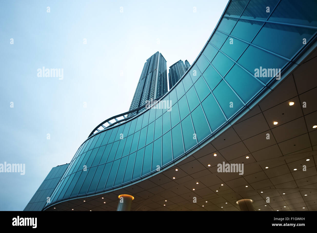 View to the modern building Stock Photo - Alamy