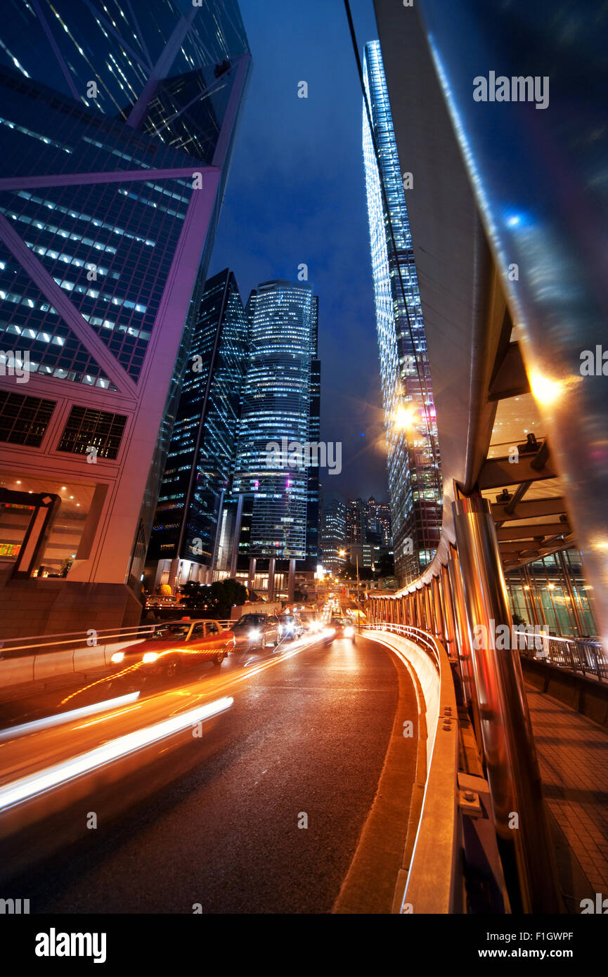 Fast moving cars at night Stock Photo - Alamy