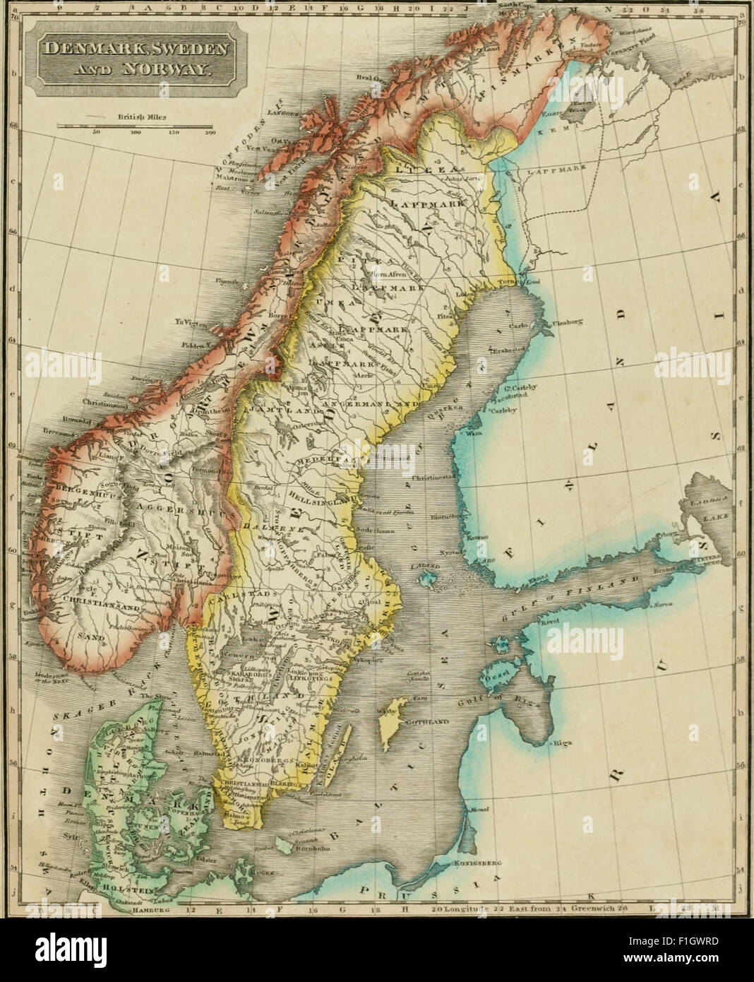 1825 world map hi-res stock photography and images - Alamy