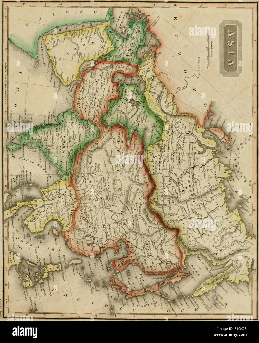 This 1825 atlas features thirty detailed maps, reflecting the most ...