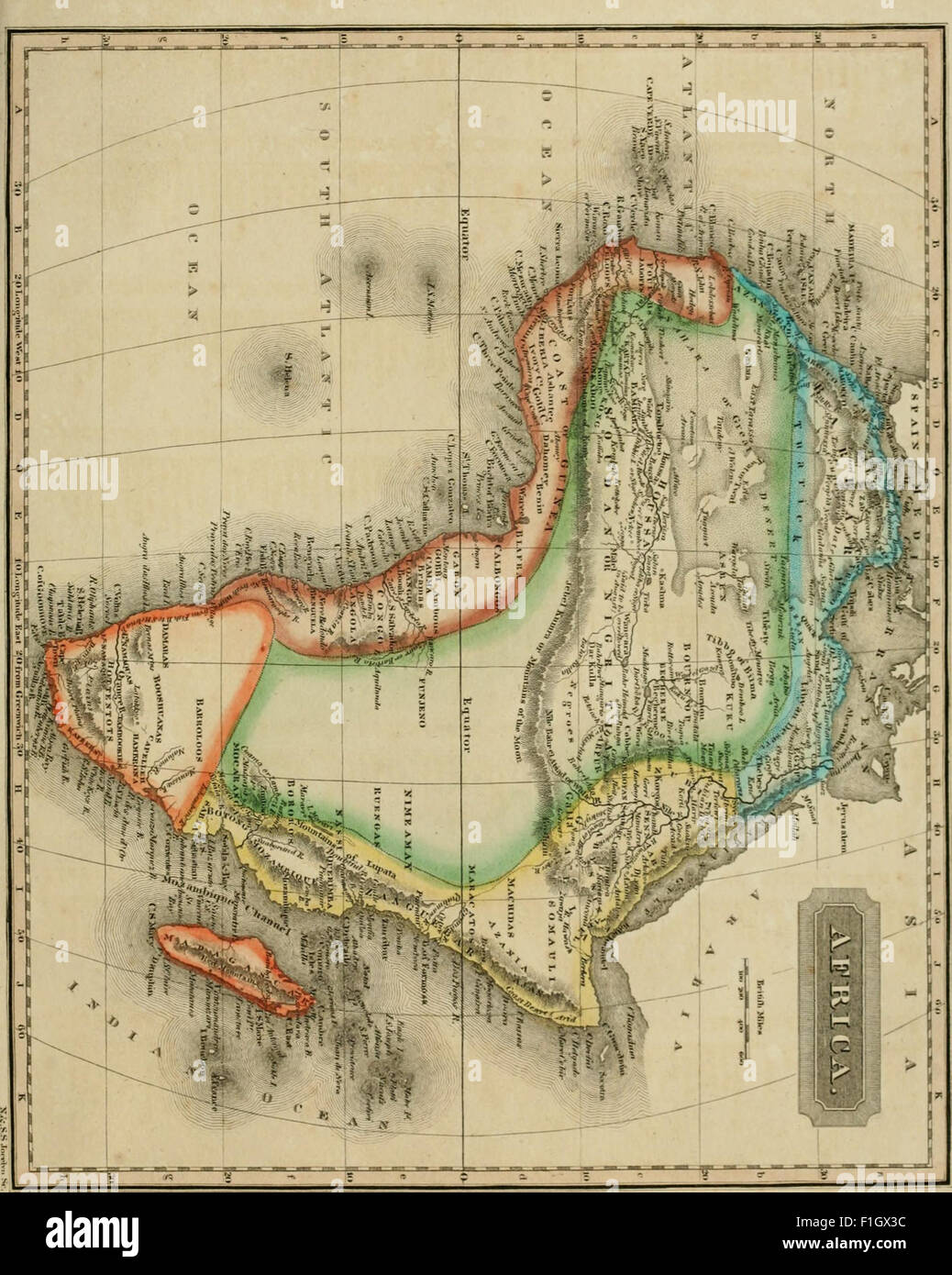 This 1825 atlas includes thirty detailed maps of the world, created ...