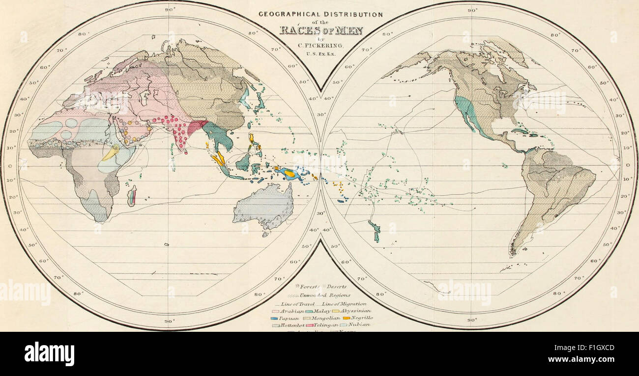 *The Races of Man, and Their Geographical Distribution* (1854) provides ...