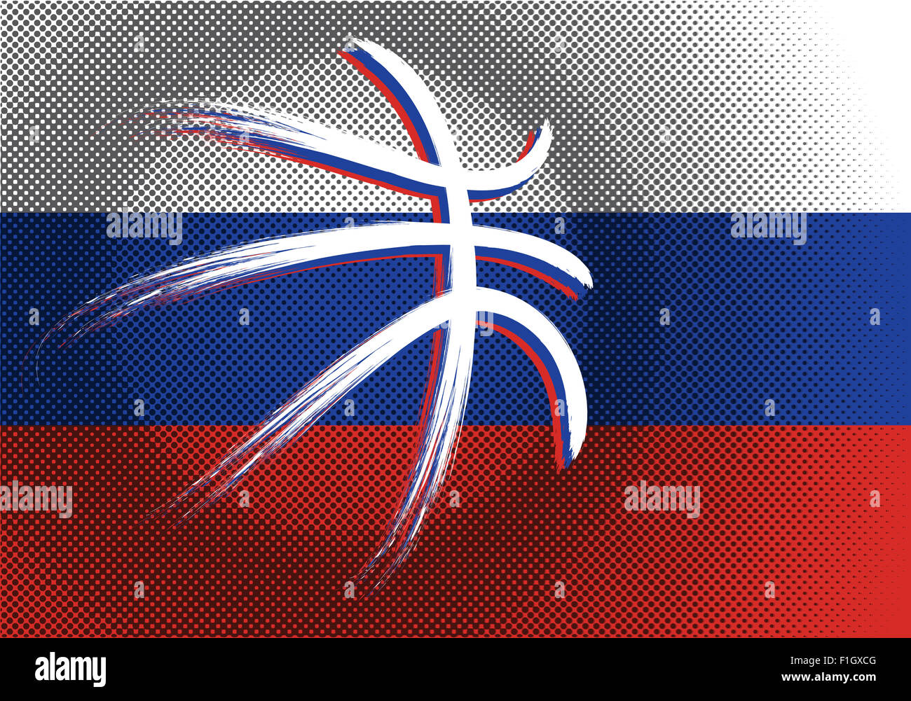 Russian basket ball Stock Photo - Alamy