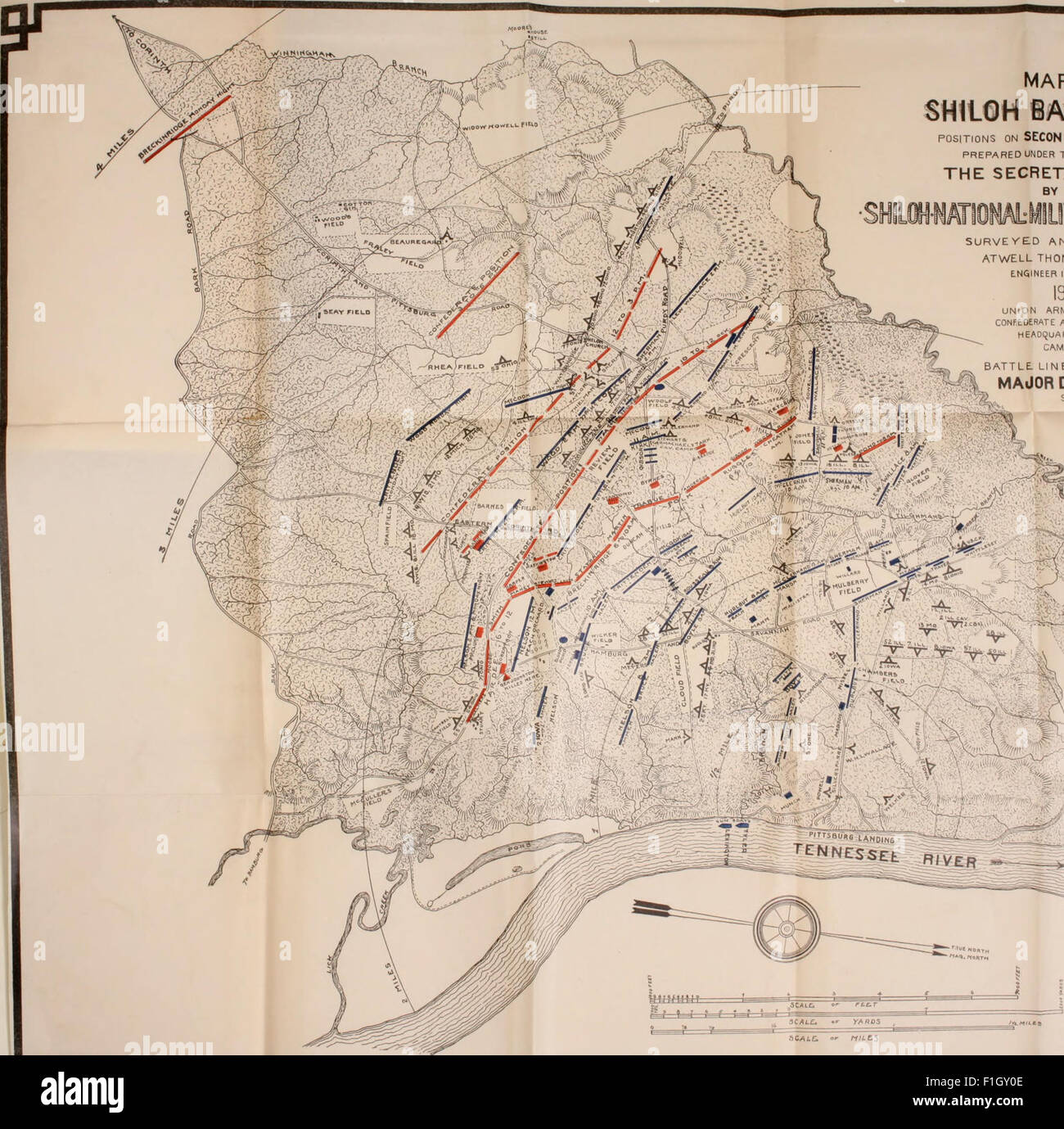 Battle Of Shiloh Map