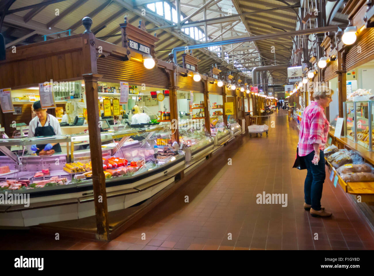Kauppahalli, market hall, Turku, Finland Stock Photo - Alamy