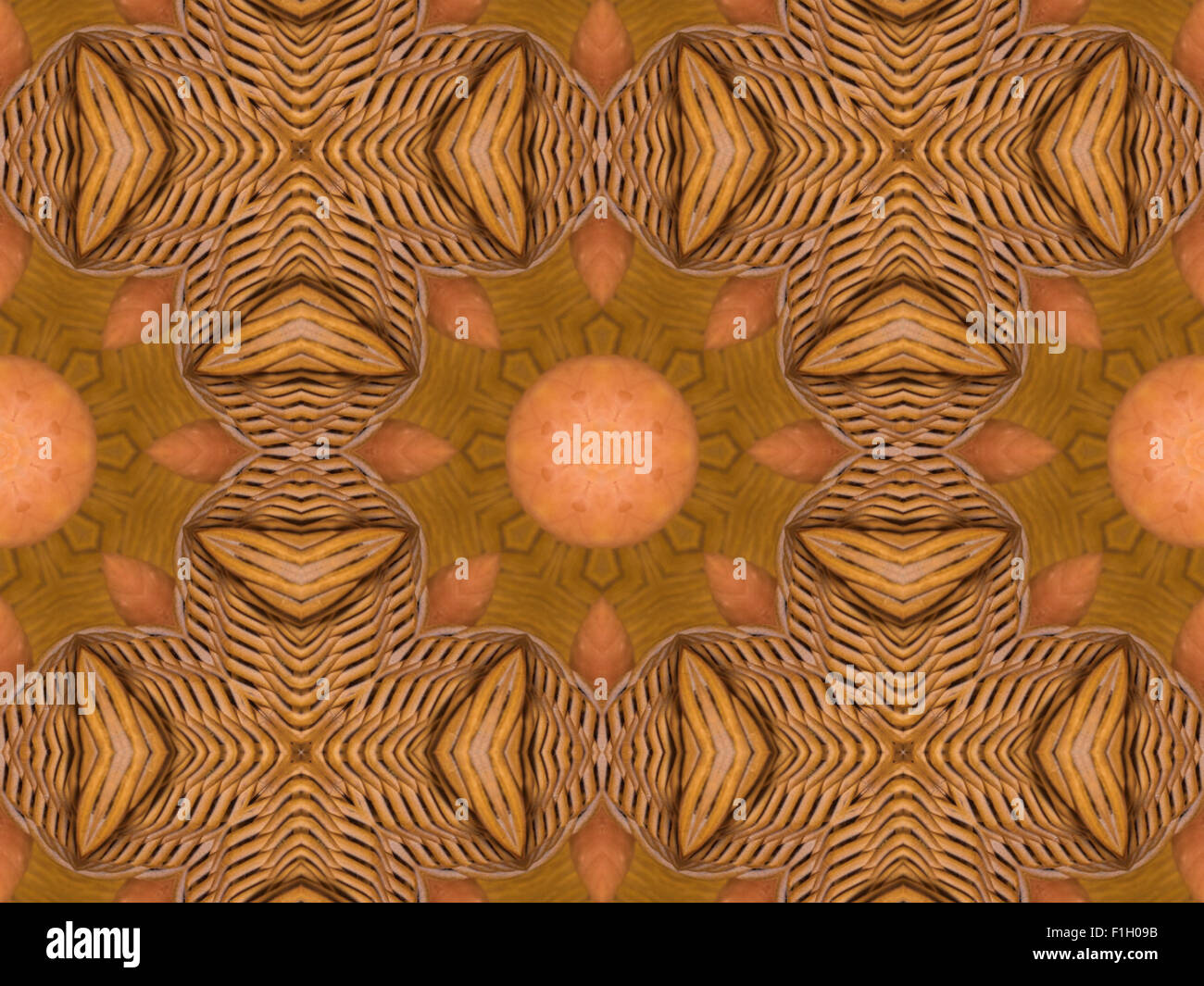 brown color drawing in kaleidoscope pattern - brown color drawing in ...