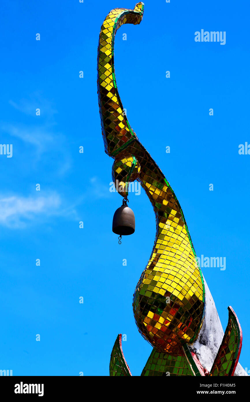 kho samui bangkok in thailand incision of the buddha gold temple Stock ...