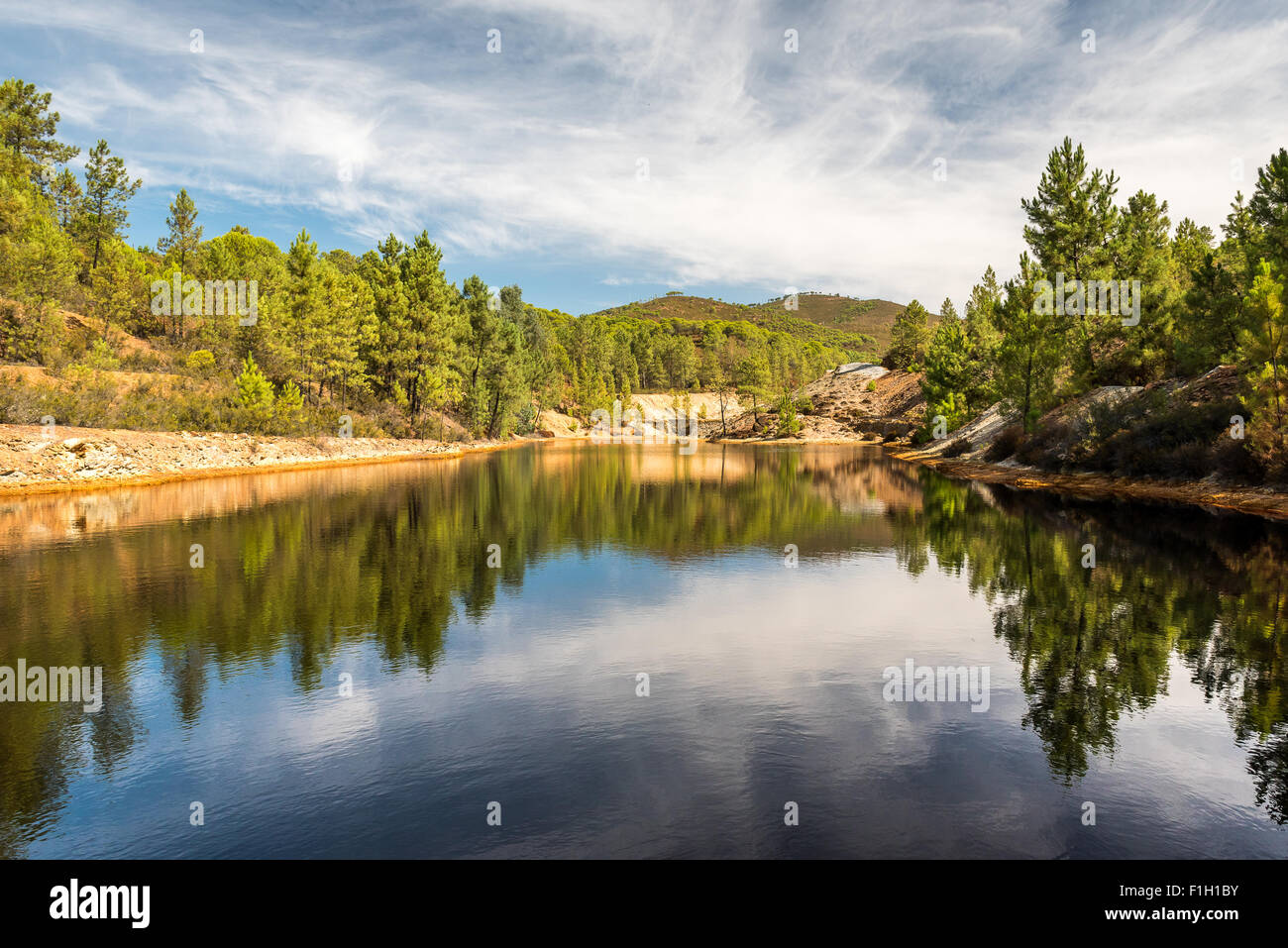 In Minas de Rio Tinto, Spain. You can find this stream of Red water ...