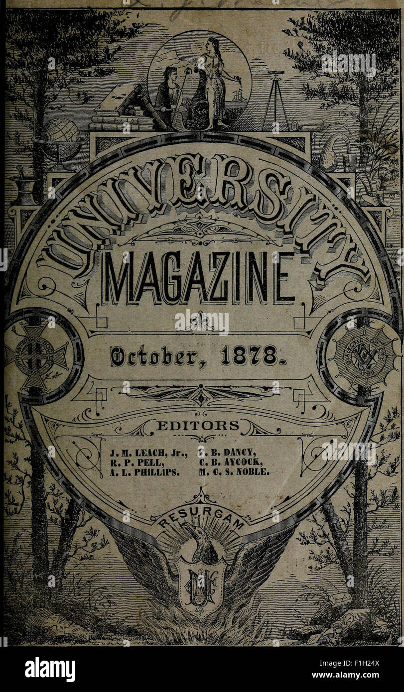 The 'University Magazine' from 1878 is a publication reflecting on ...