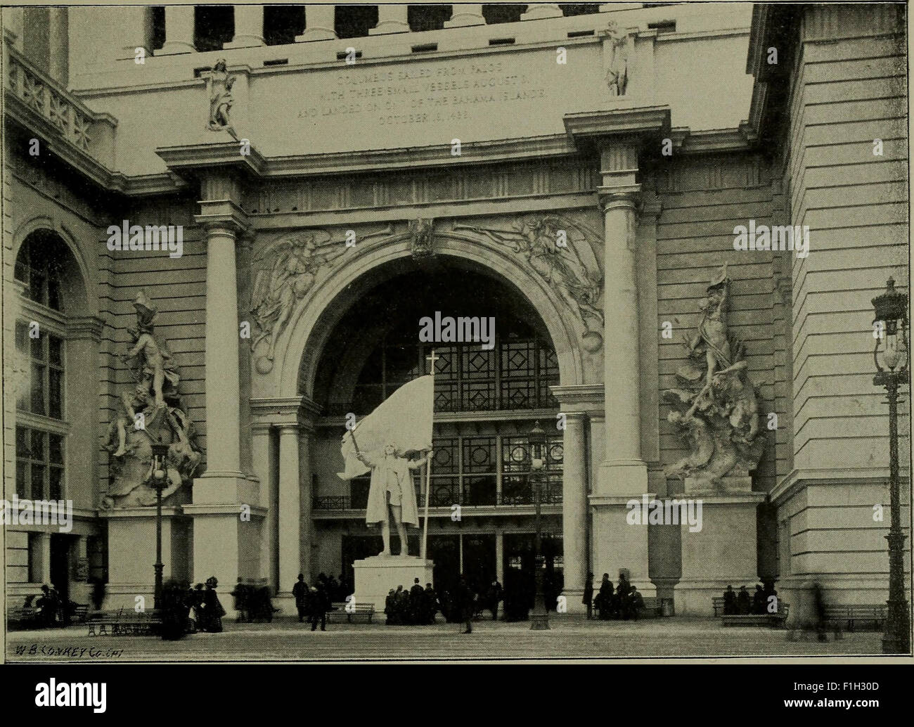 This visual work captures the highlights of the 1893 World's Fair ...