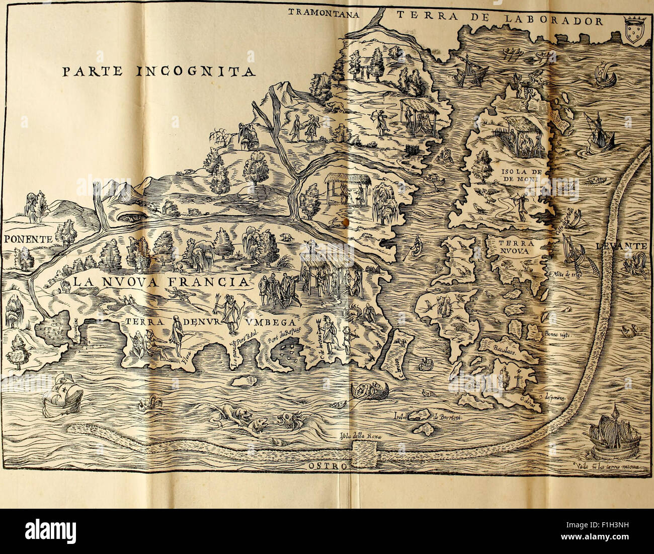 Cartier map canada hi-res stock photography and images - Alamy