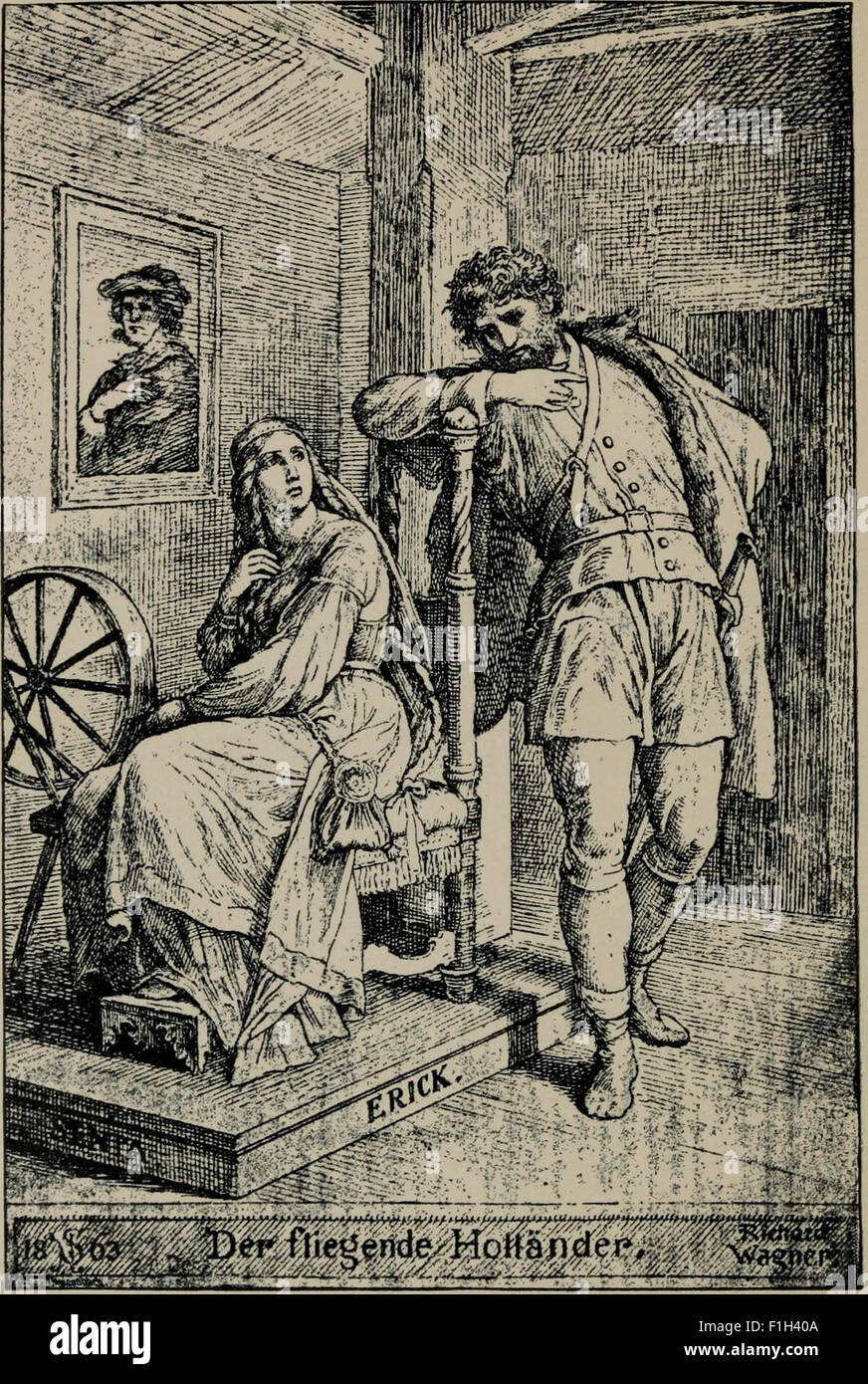 Wagner's life and works (1896 Stock Photo - Alamy