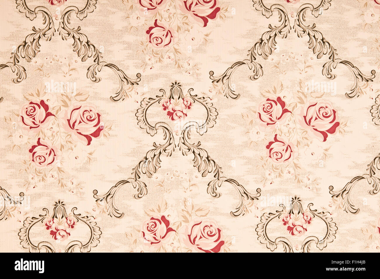 classic floral wallpaper Stock Photo - Alamy