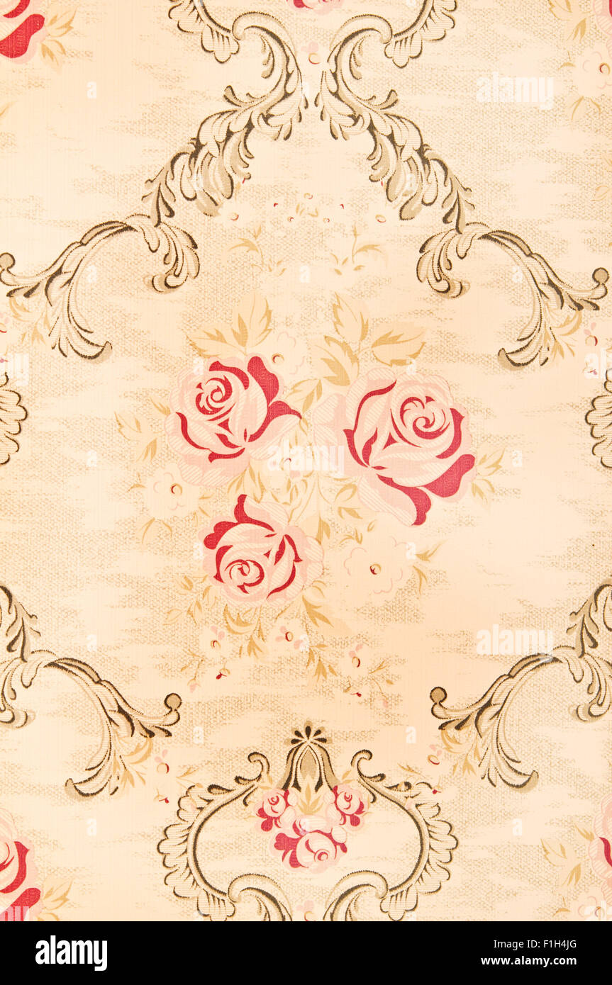 classic floral wallpaper Stock Photo - Alamy