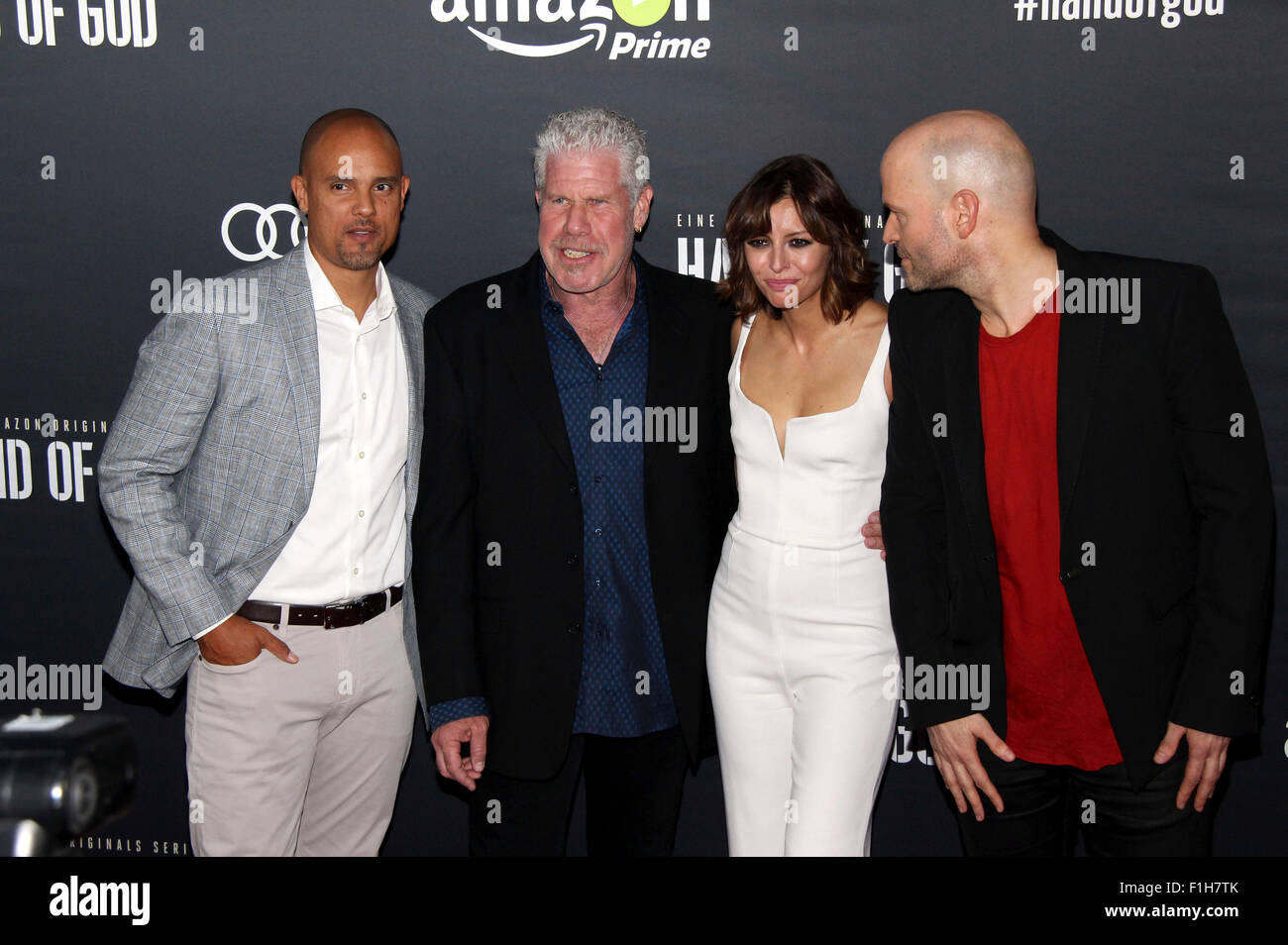 Berlin, Germany. 31st Aug, 2015. Ben Watkins, Ron Perlman, Holly ...