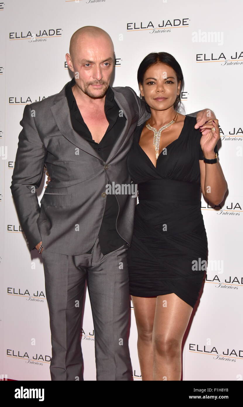 London, UK. 1st September, 2015. Sean Cronin and girlfriend Nadia Alami ...