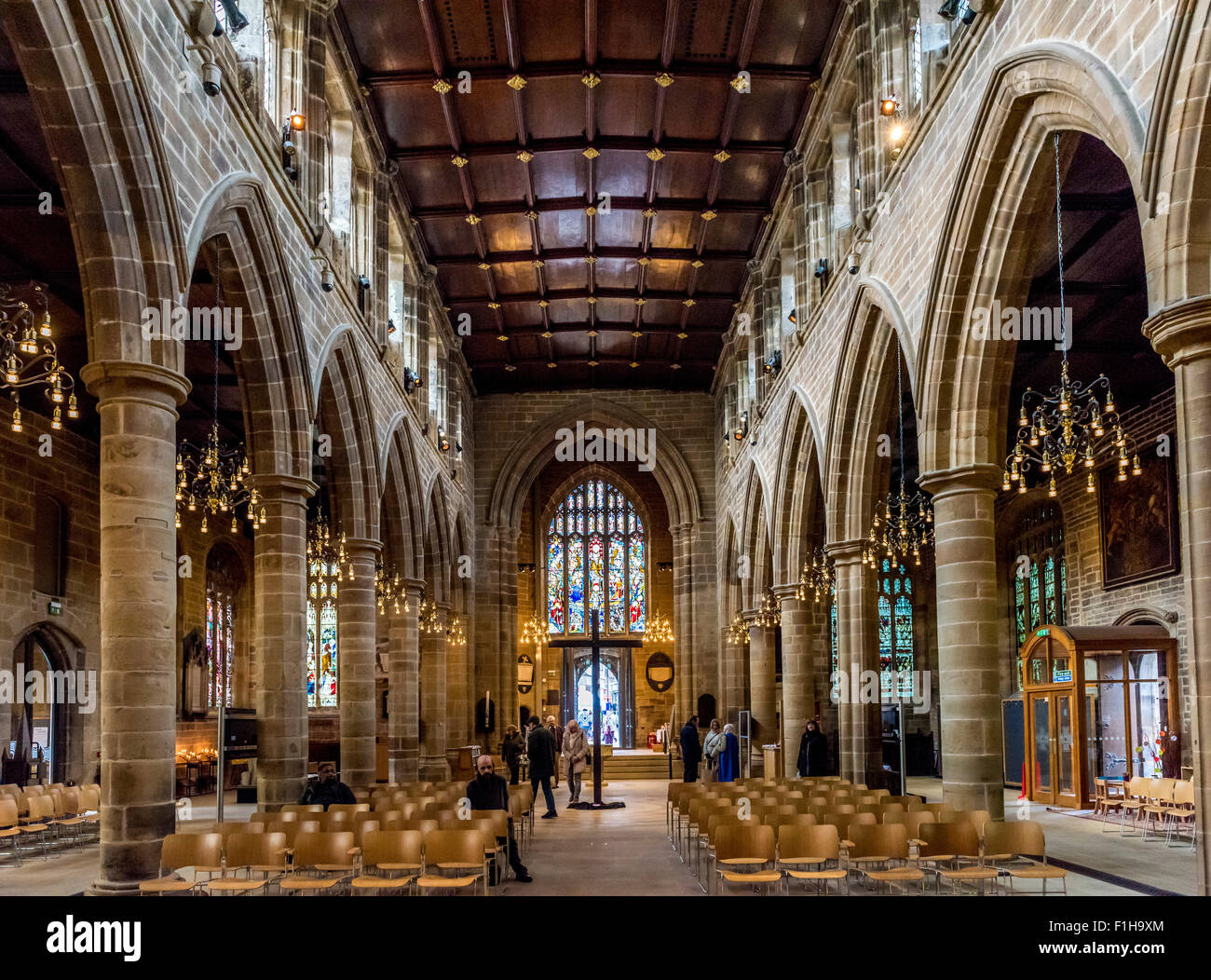 Wakefield cathedral stained glass hi-res stock photography and images ...