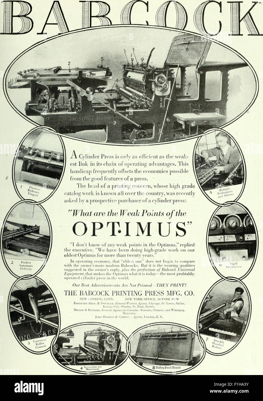 An illustration from 'Canadian Printer and Publisher,' a publication ...