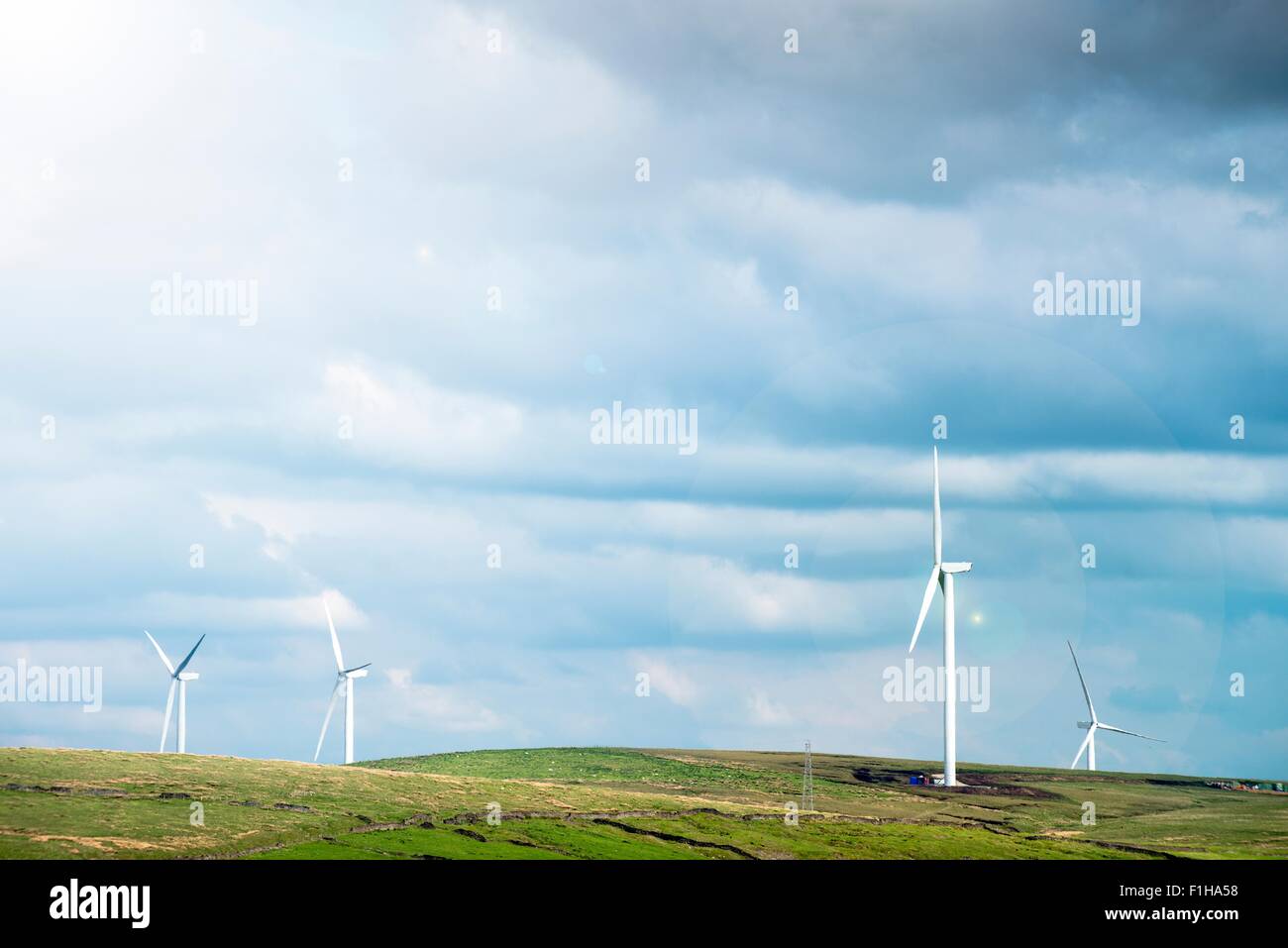 Wind turbine view uk hi-res stock photography and images - Alamy
