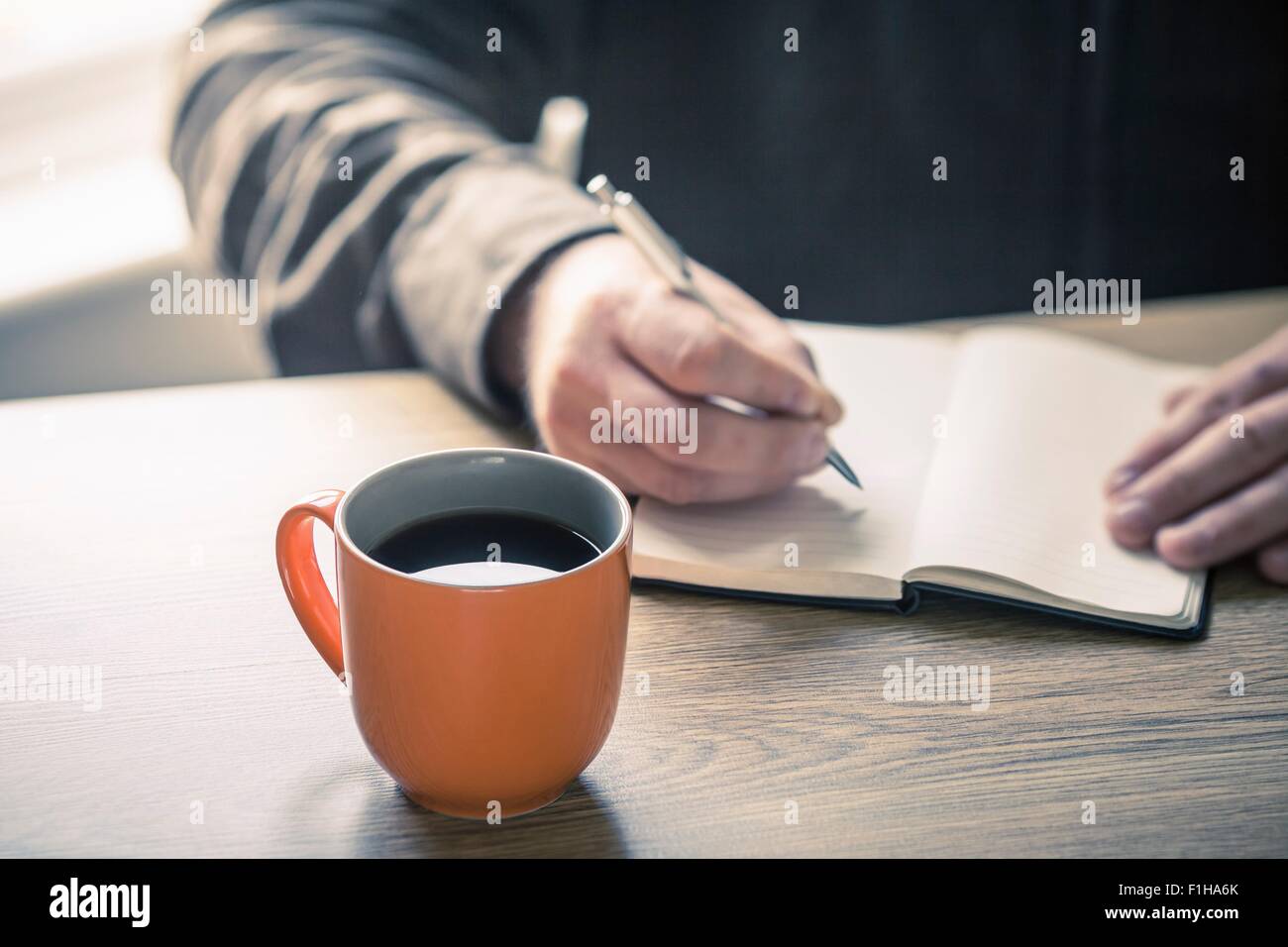 Food notebook writing hi-res stock photography and images - Alamy
