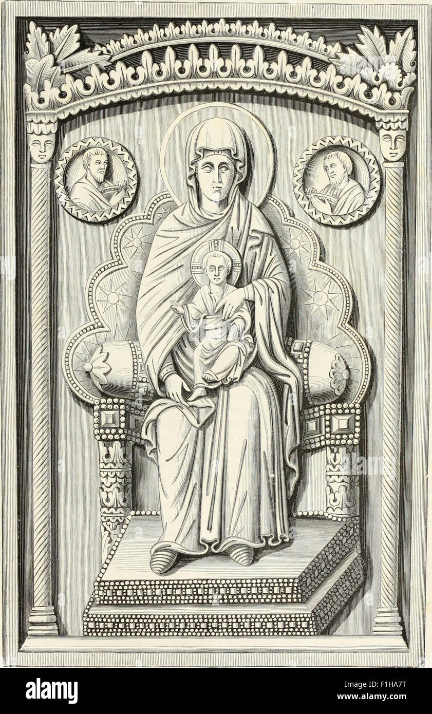 This 1867 work focuses on the characteristics of saints as depicted in ...