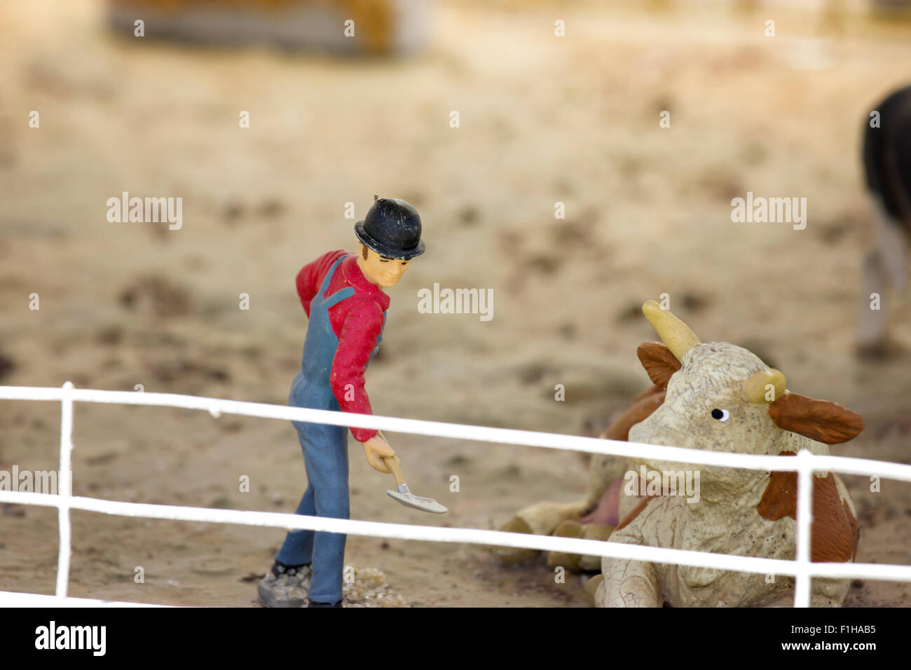 Miniature Farm Animals Stock Photo - Alamy