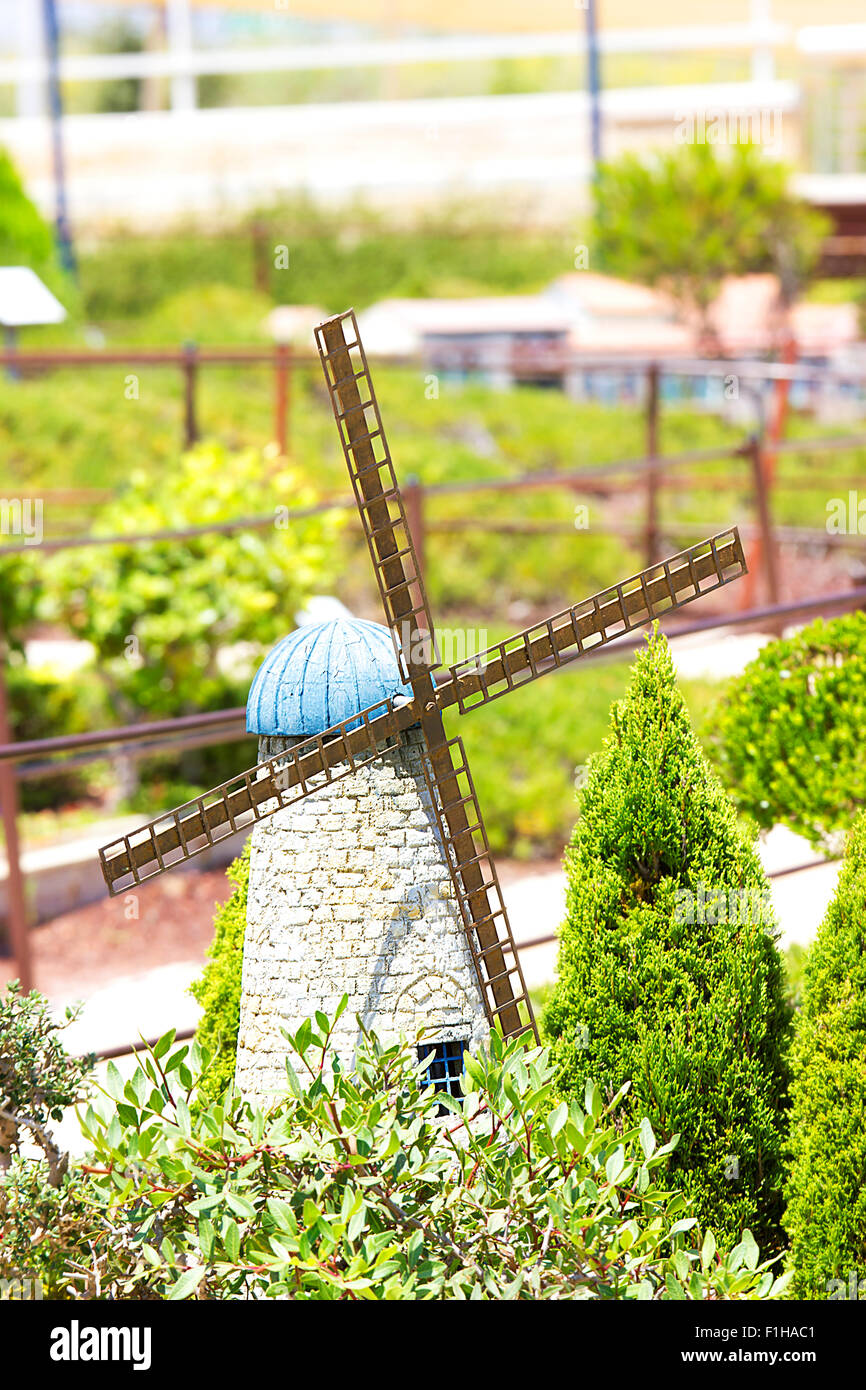 A miniature windmill Stock Photo - Alamy