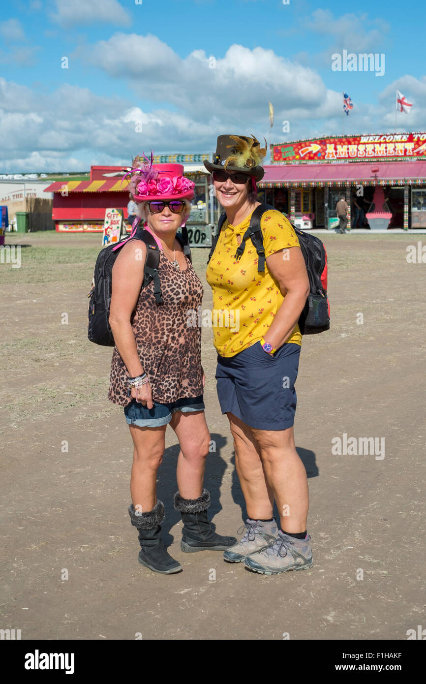 Tarrant Hinton, Blandford Form, UK. 2nd September, 2015. Jenny Pike and ...