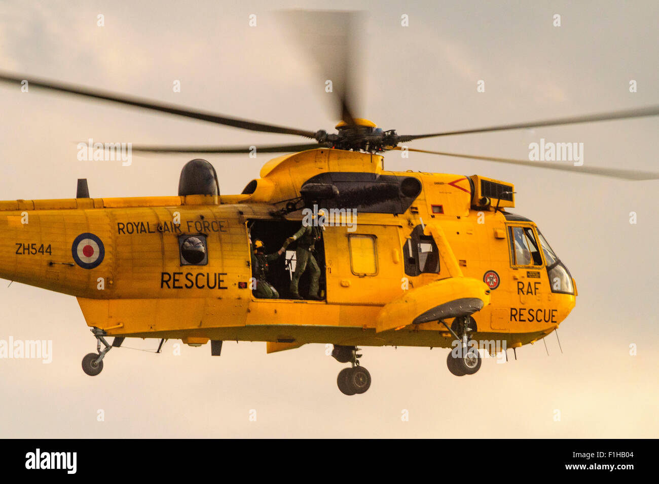 Royal Air Force Search and Rescue Force Sea King HAR3A Helicopter of B ...