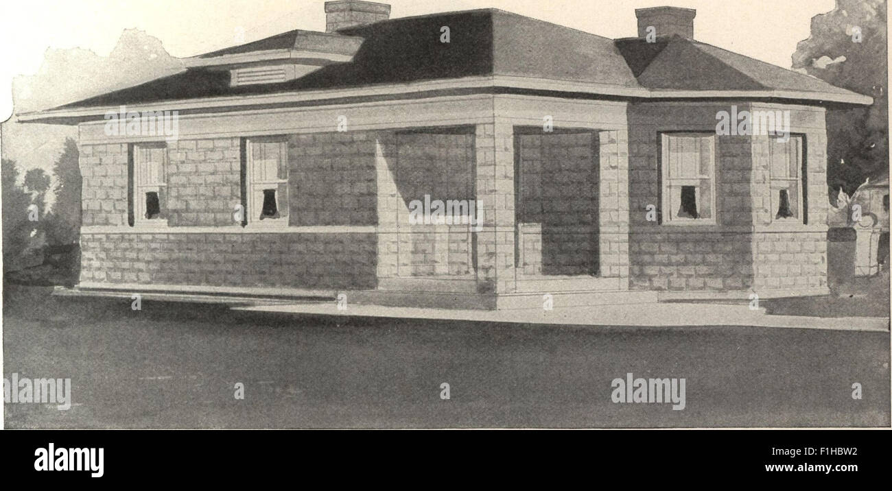 This 1908 guide offers instructions on building cement houses ...