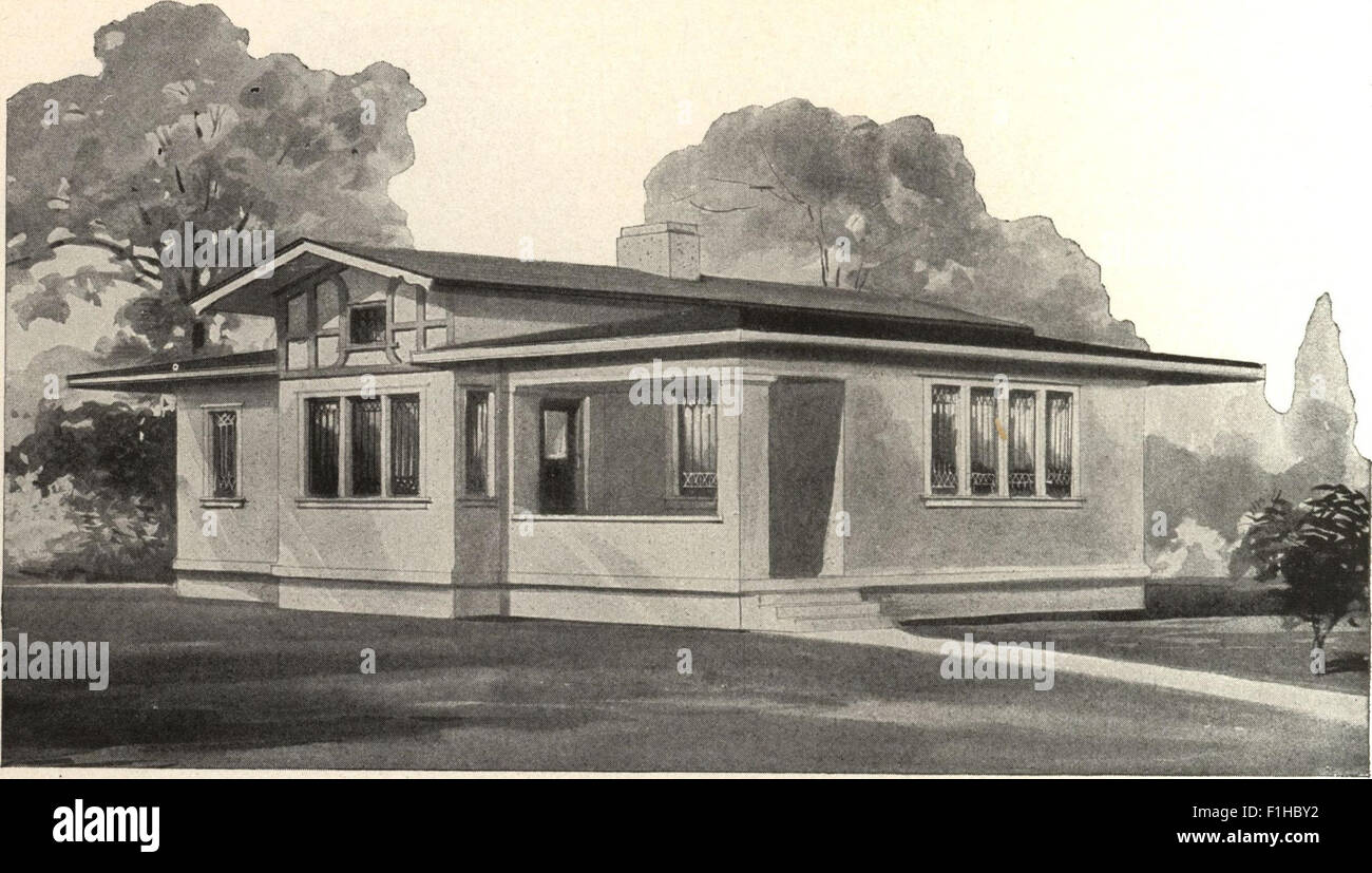 Cement houses and how to build them. (1908 Stock Photo - Alamy