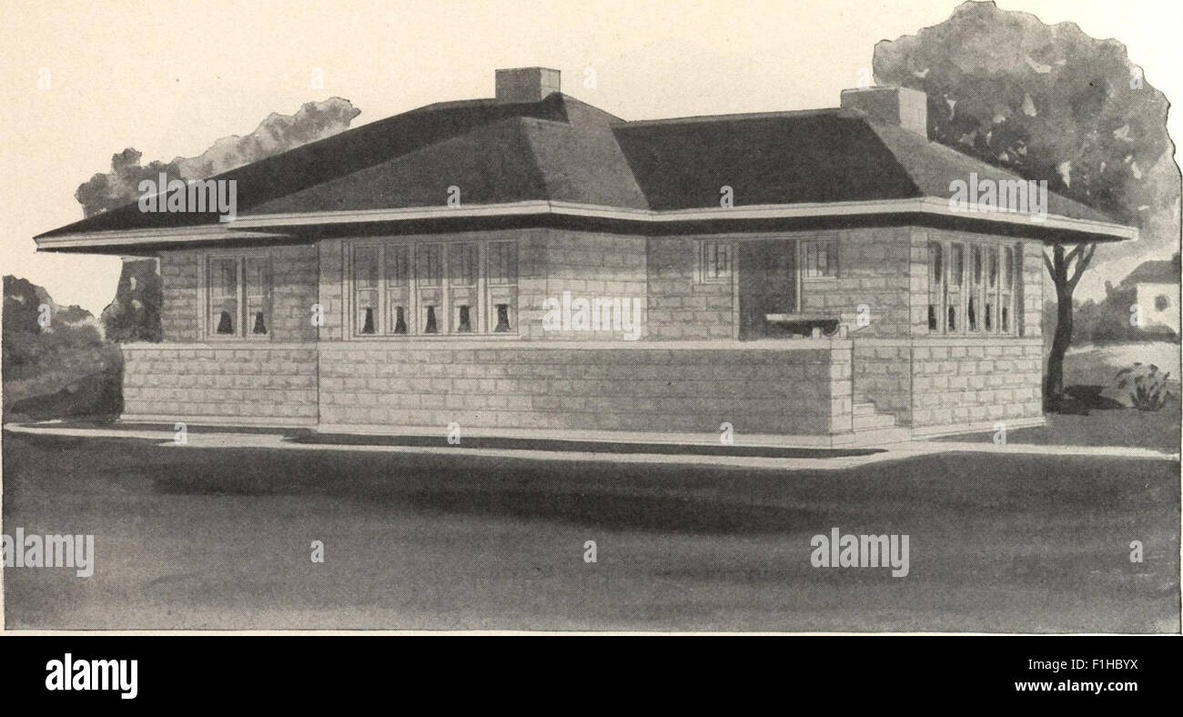 This 1908 guide details the construction of cement houses, including ...