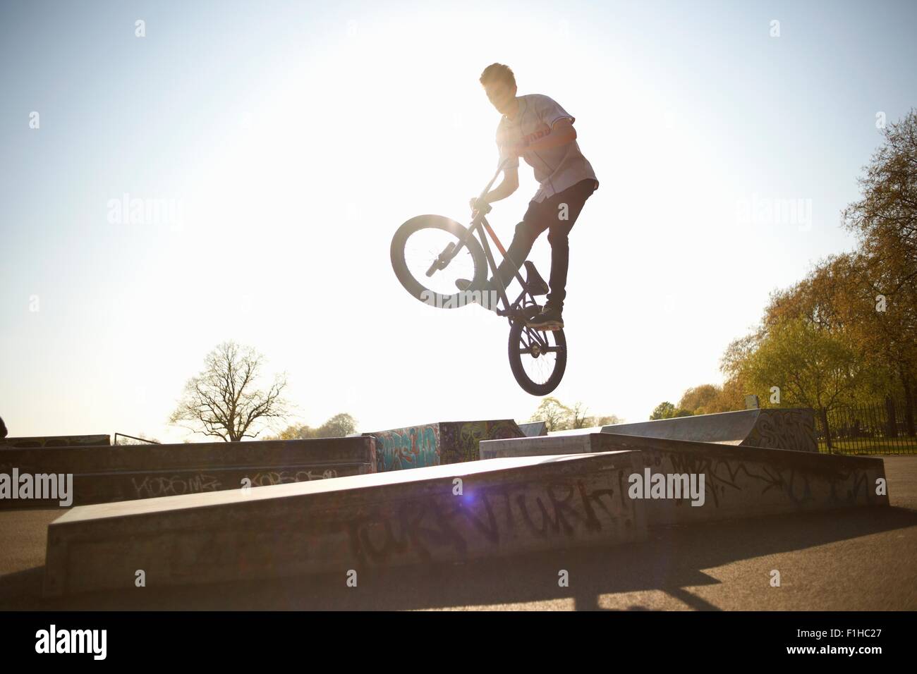 Bmx Mid Air Stunt Action High Resolution Stock Photography and Images ...